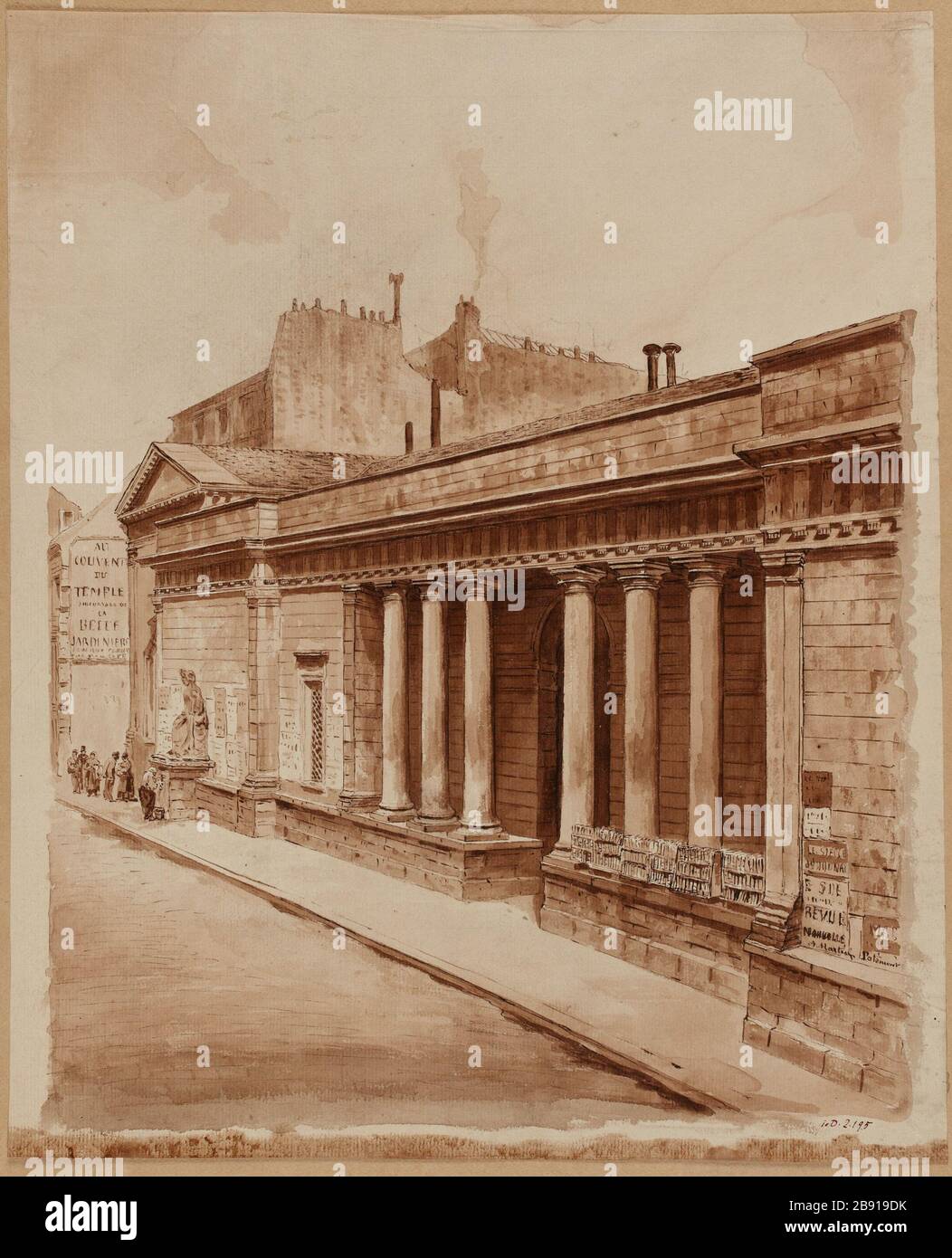 Temple Market Entry Stock Photo - Alamy