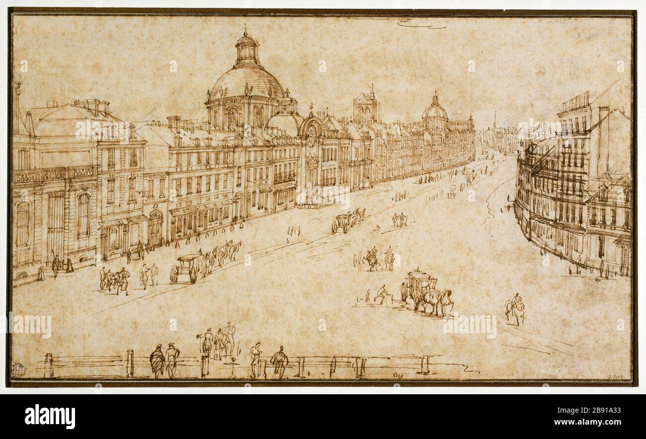 17th century paris map hi-res stock photography and images - Alamy