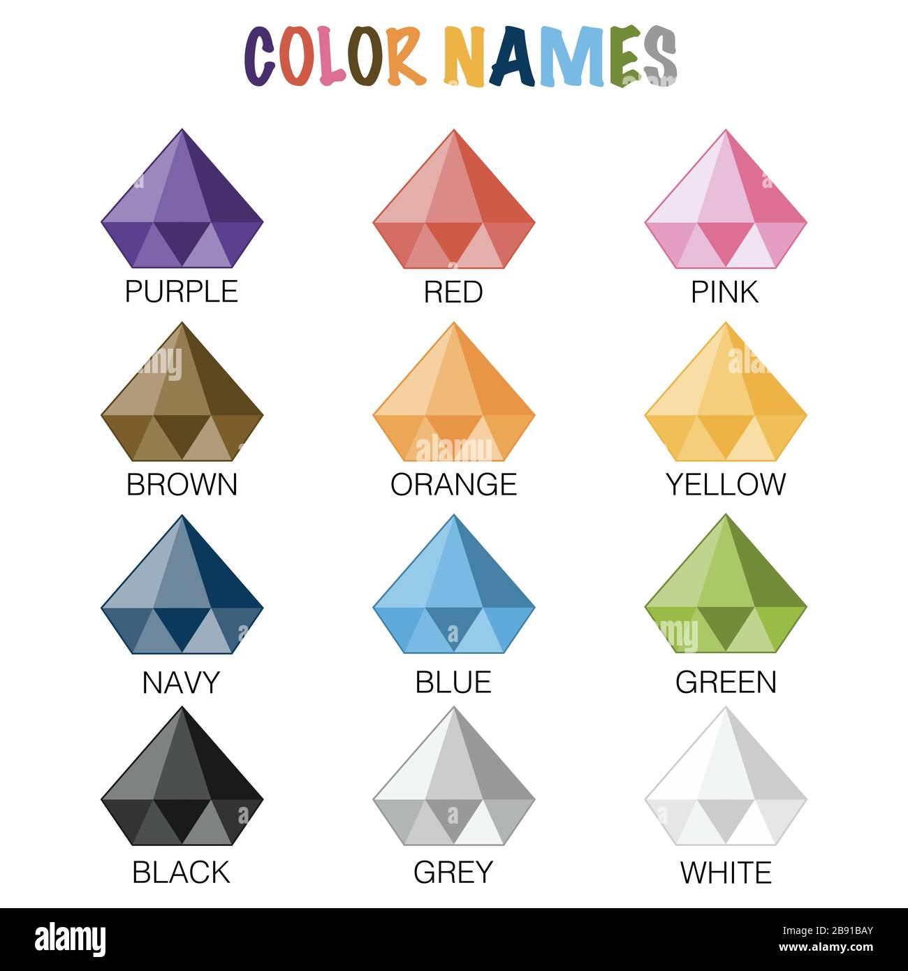 Color Names For Kids