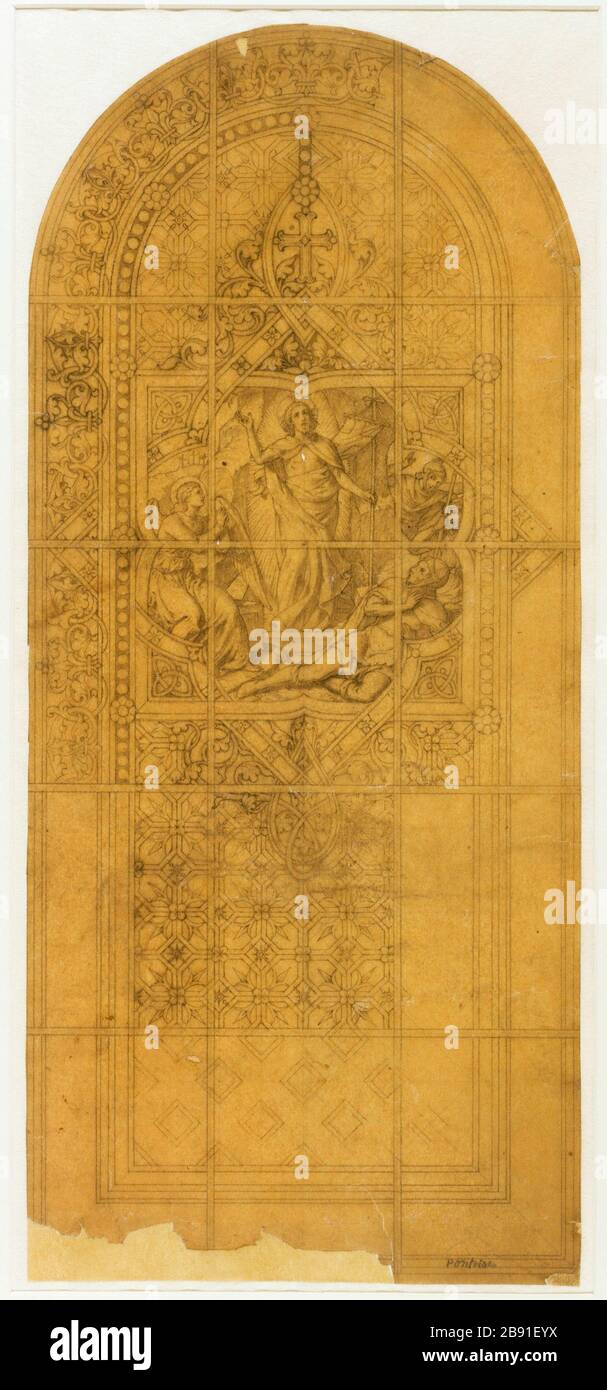 Project canopy representing the Resurrection Jean Gaspard Jules ou ...