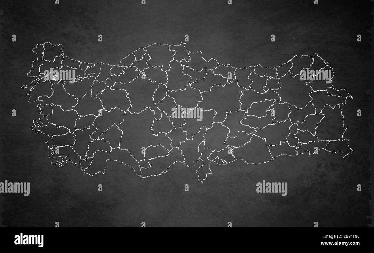 Turkey blank map hi-res stock photography and images - Alamy