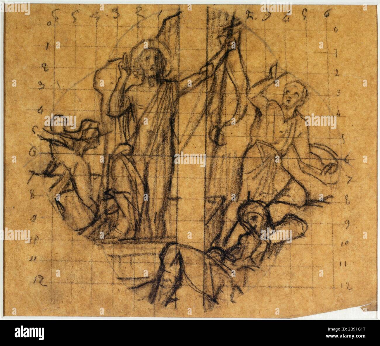 Project canopy representing the Resurrection Jean Gaspard Jules ou ...