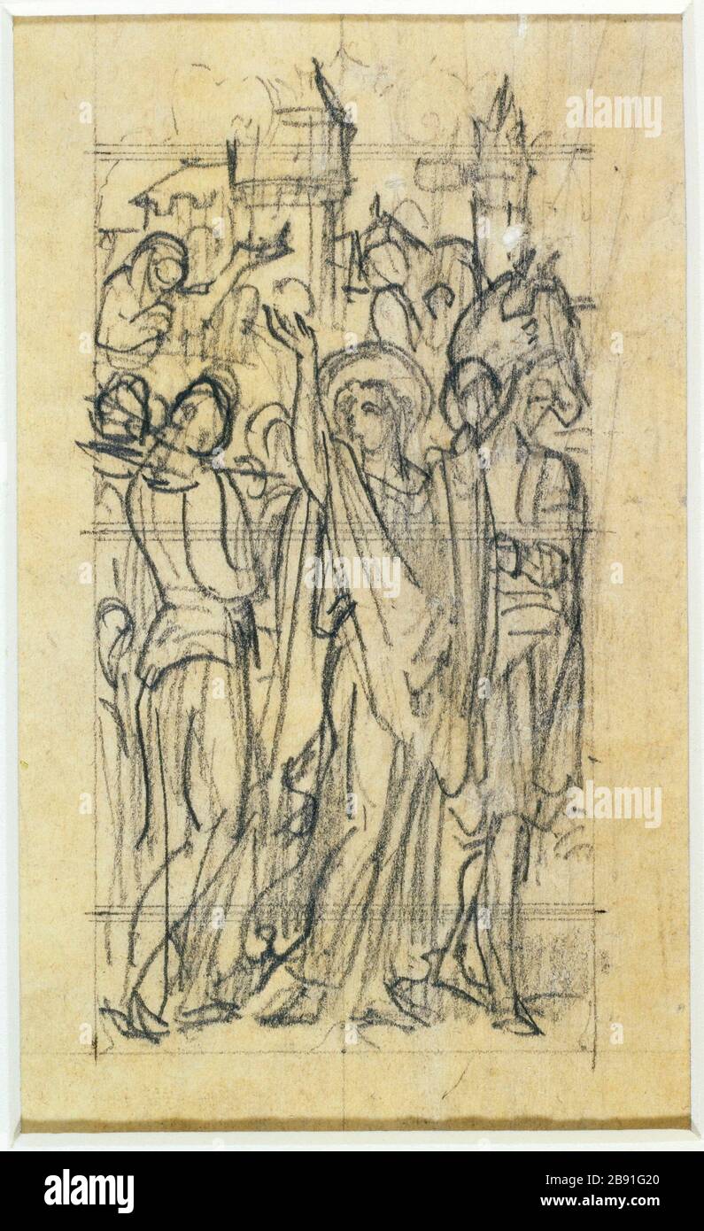 Project canopy representing Chaumes Jean Gaspard Jules ou Johann Caspar ...