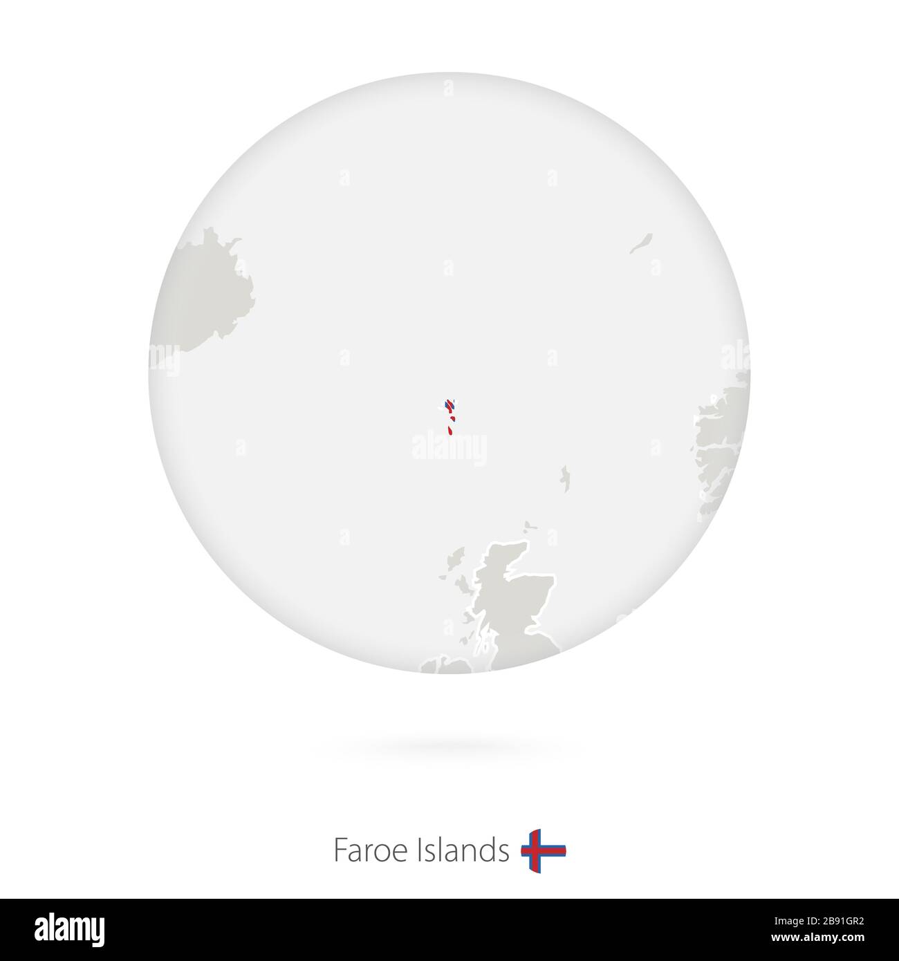 Faroe islands region map hi-res stock photography and images - Alamy