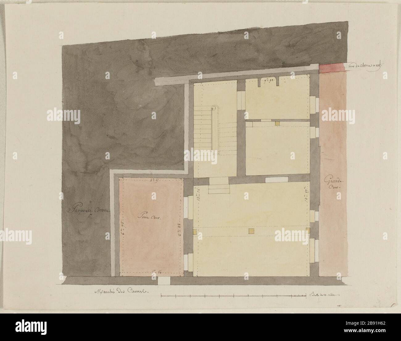 Map with buildings hi-res stock photography and images - Alamy