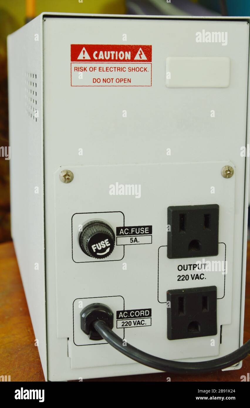 backside uninterrupted power supply for electric back up and safety to ...