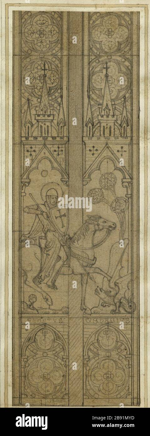 Stained glass battle hi-res stock photography and images - Alamy