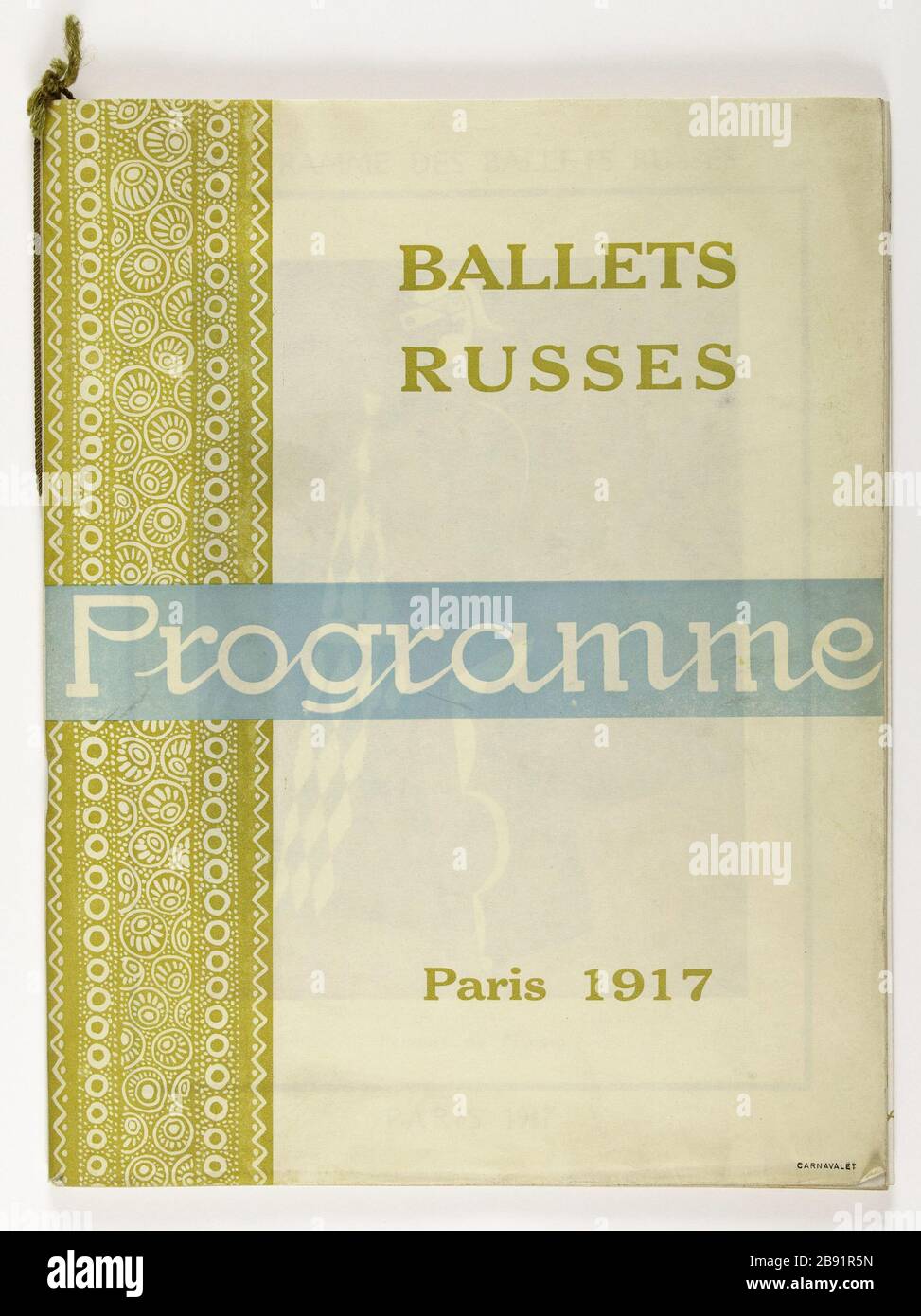 Program of the Ballets Russes at the Théâtre du Châtelet, 1917 (63 ...