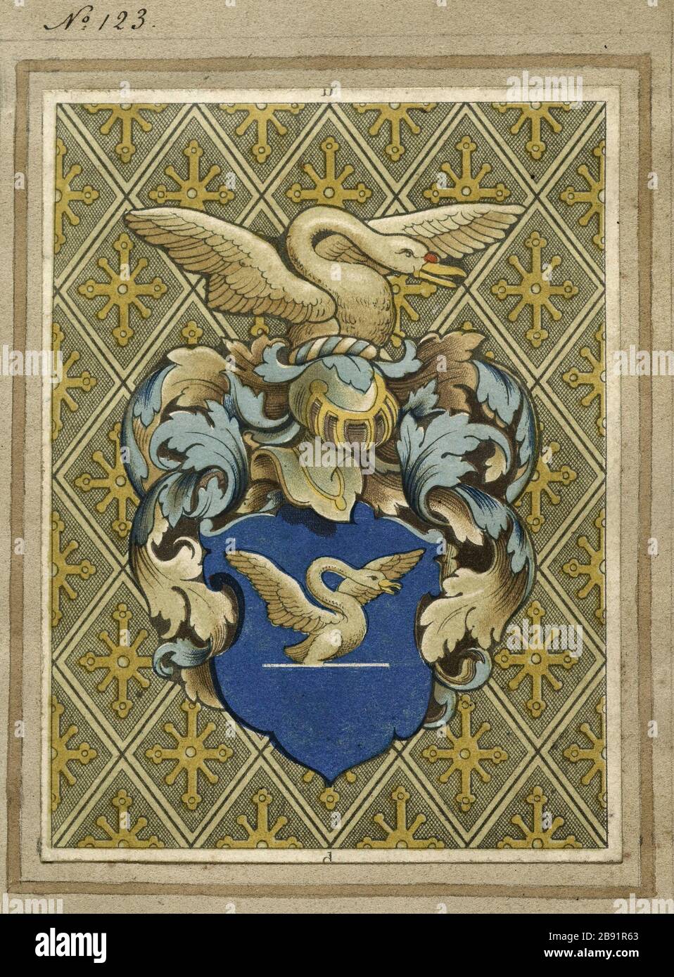 Swan motif hi-res stock photography and images - Alamy