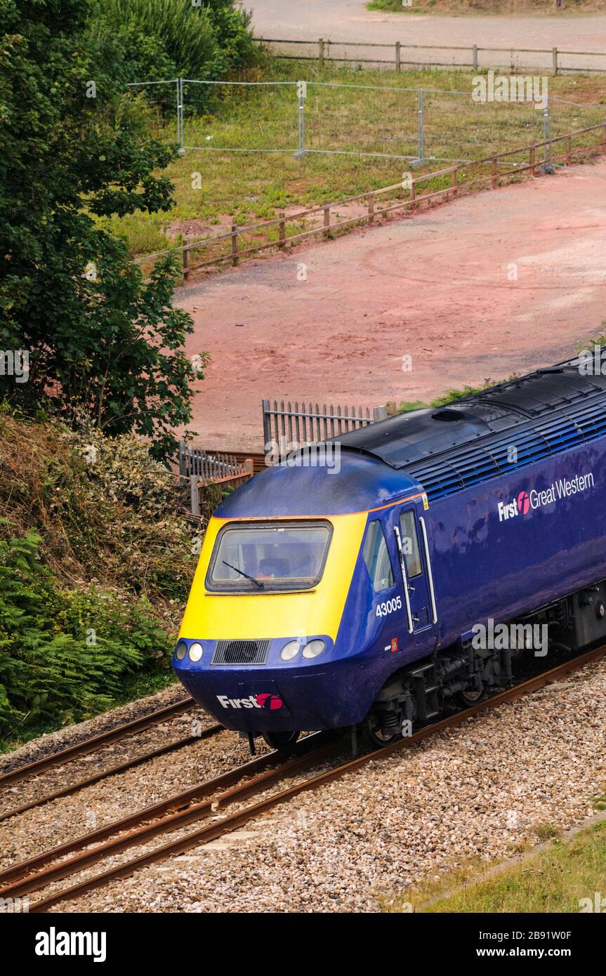 First Great Western Class 43 HST seen from Langstone Rock in Dawlish ...