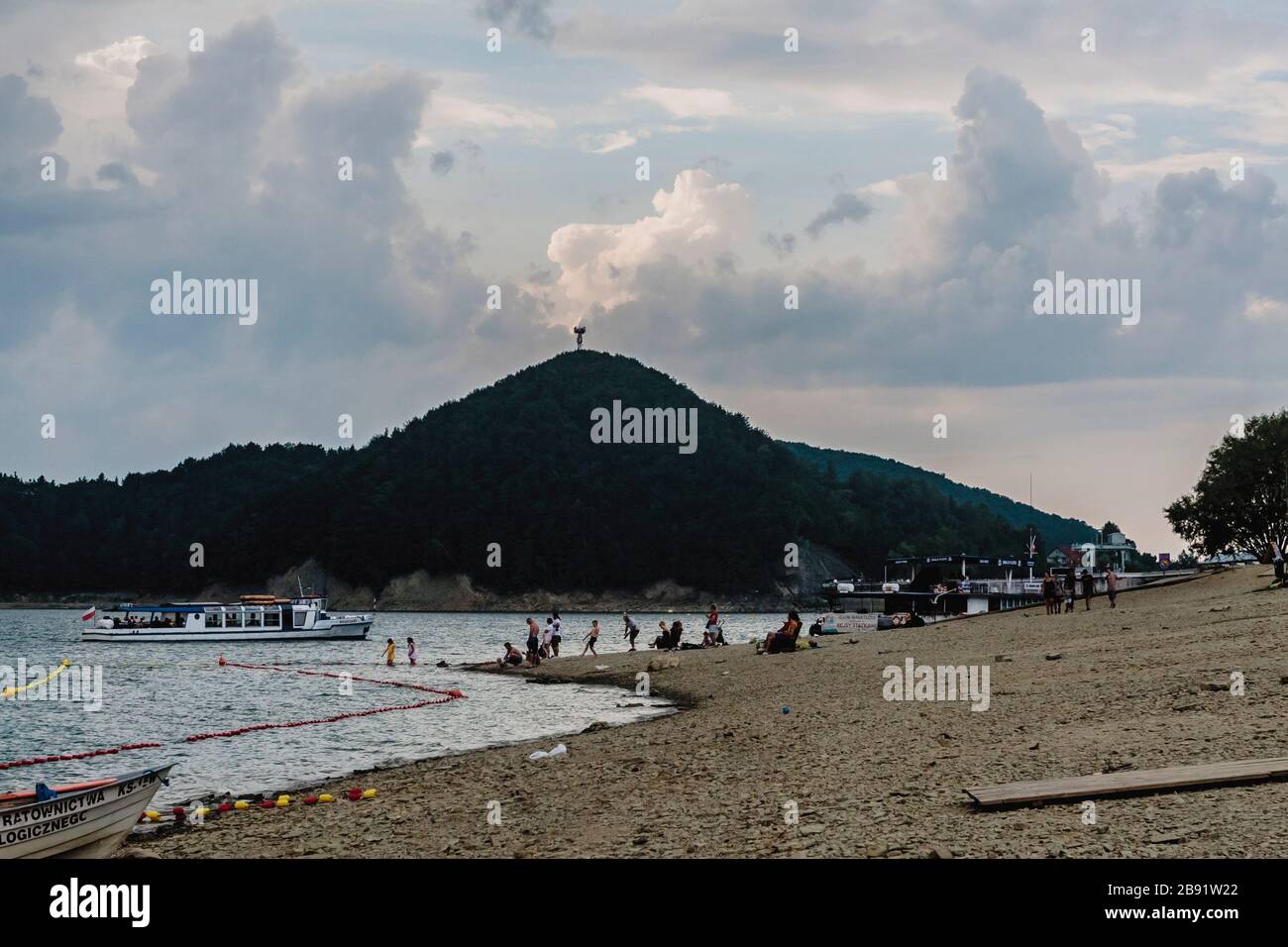 Clouds - Solina Lake in the Bieszczady Mountains in Poland - view from ...