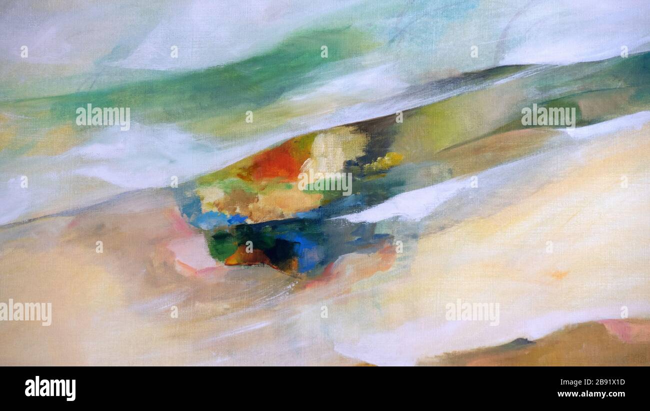 Abstract shapes and figures like a landscape Stock Photo - Alamy