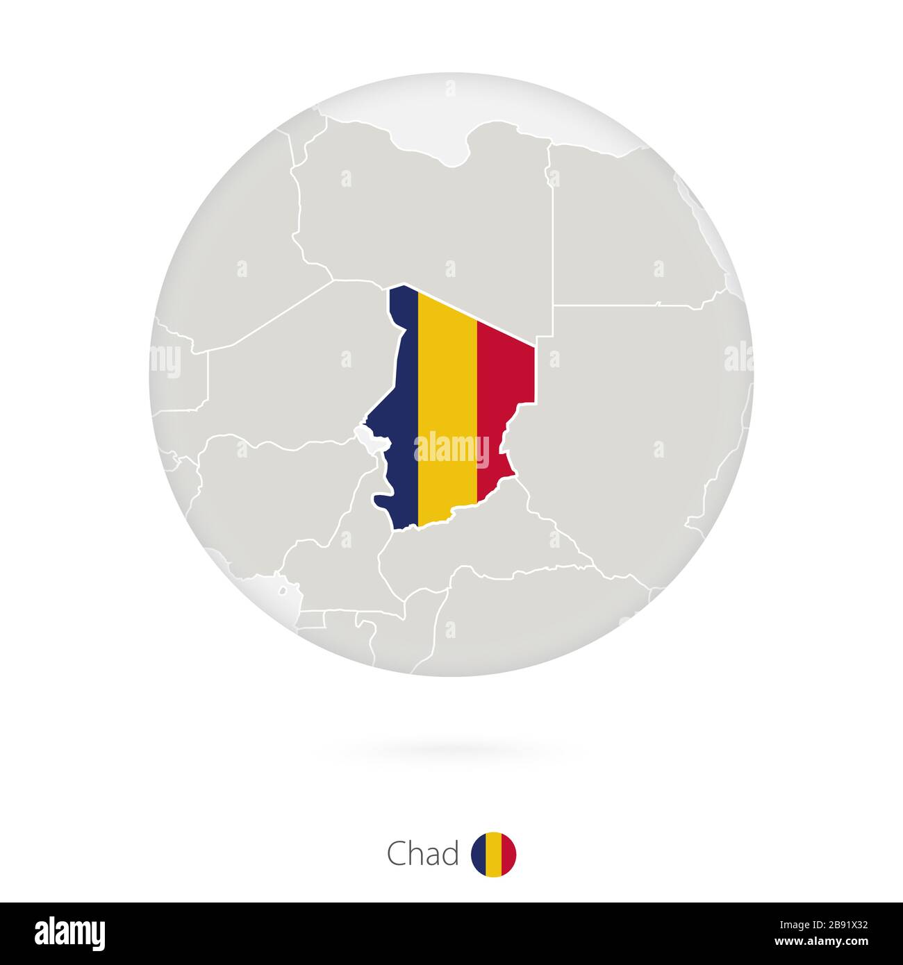 Chad Flag Map High Resolution Stock Photography and Images - Alamy