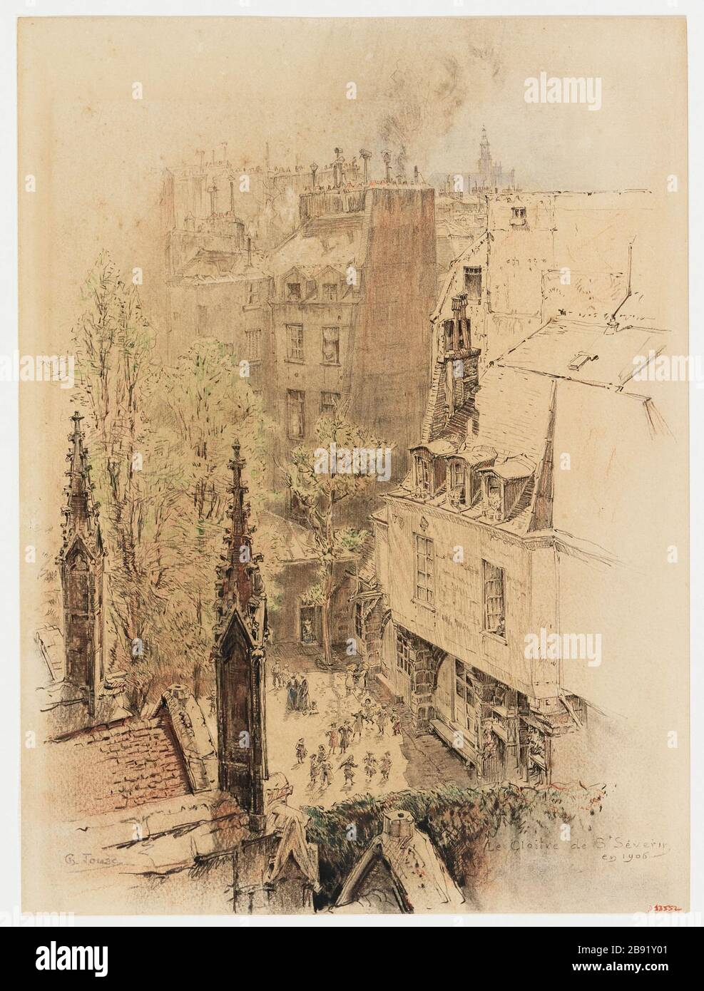 Saint severin architecture hi-res stock photography and images - Alamy