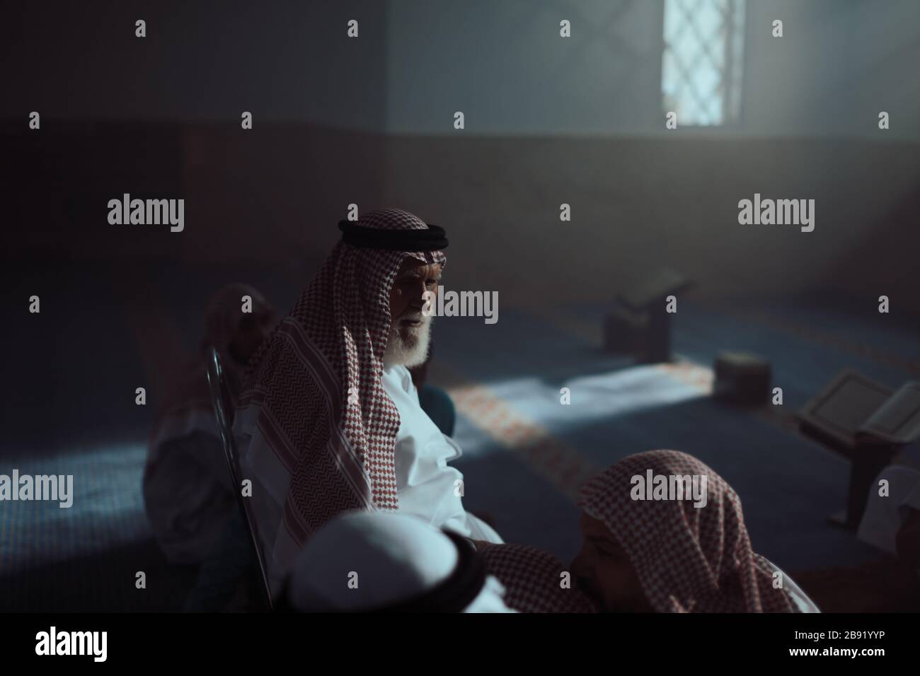 Islamic Prayer people in mosque Muslims Saudi Arabia ramadan Stock ...