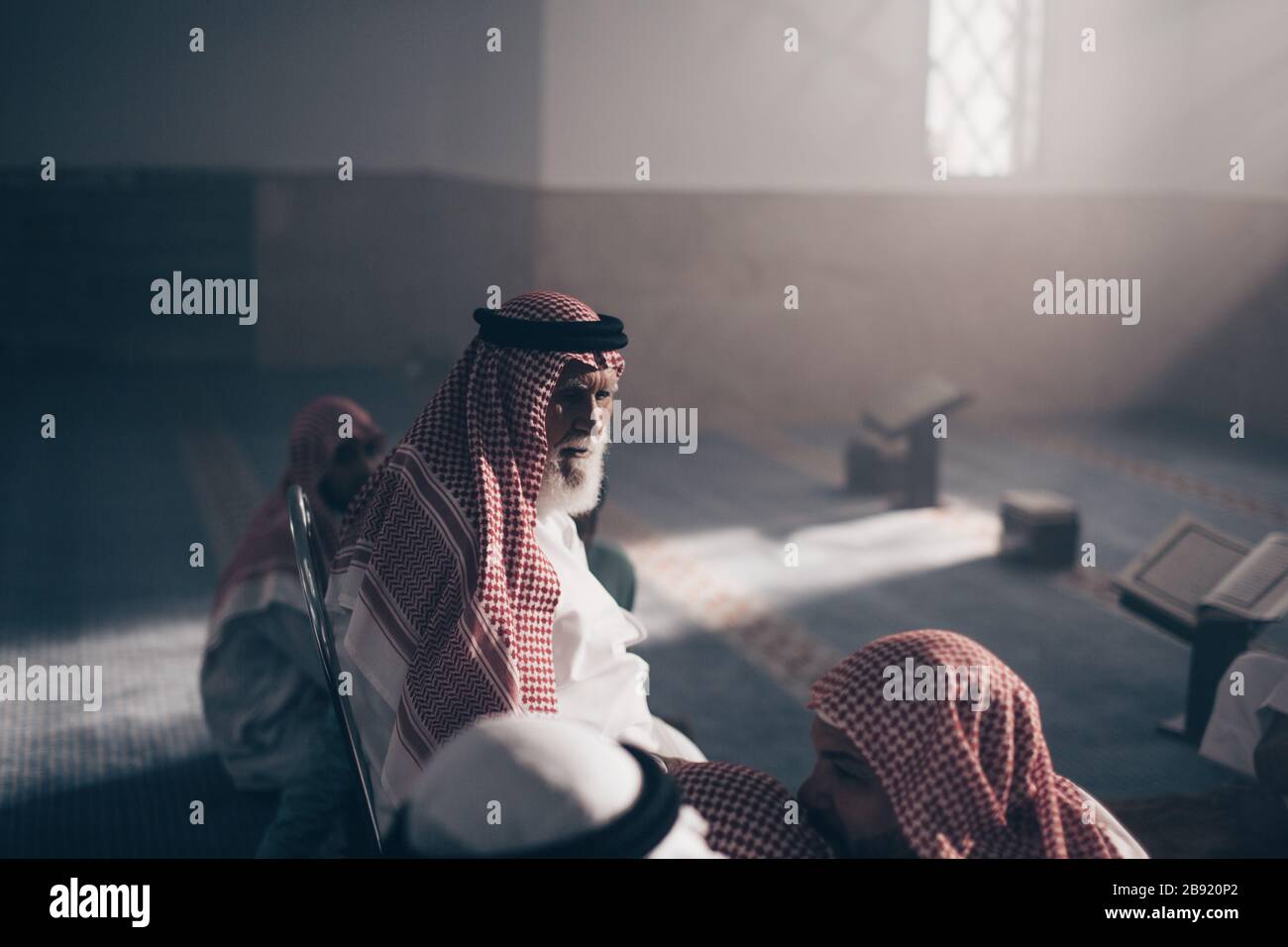 Islamic Prayer people in mosque Muslims Saudi Arabia ramadan Stock ...