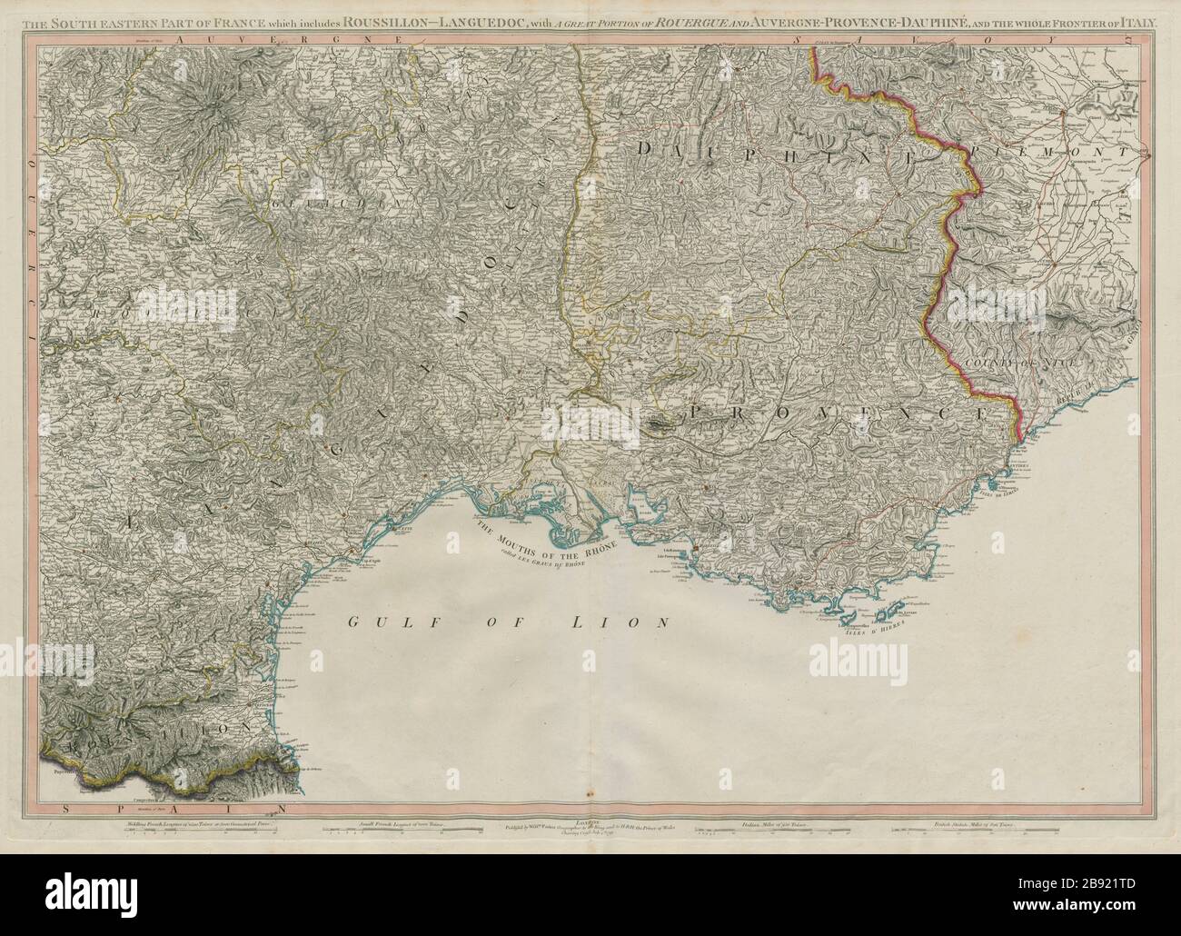 The south eastern part of France which includes Roussillon… FADEN 1799 ...