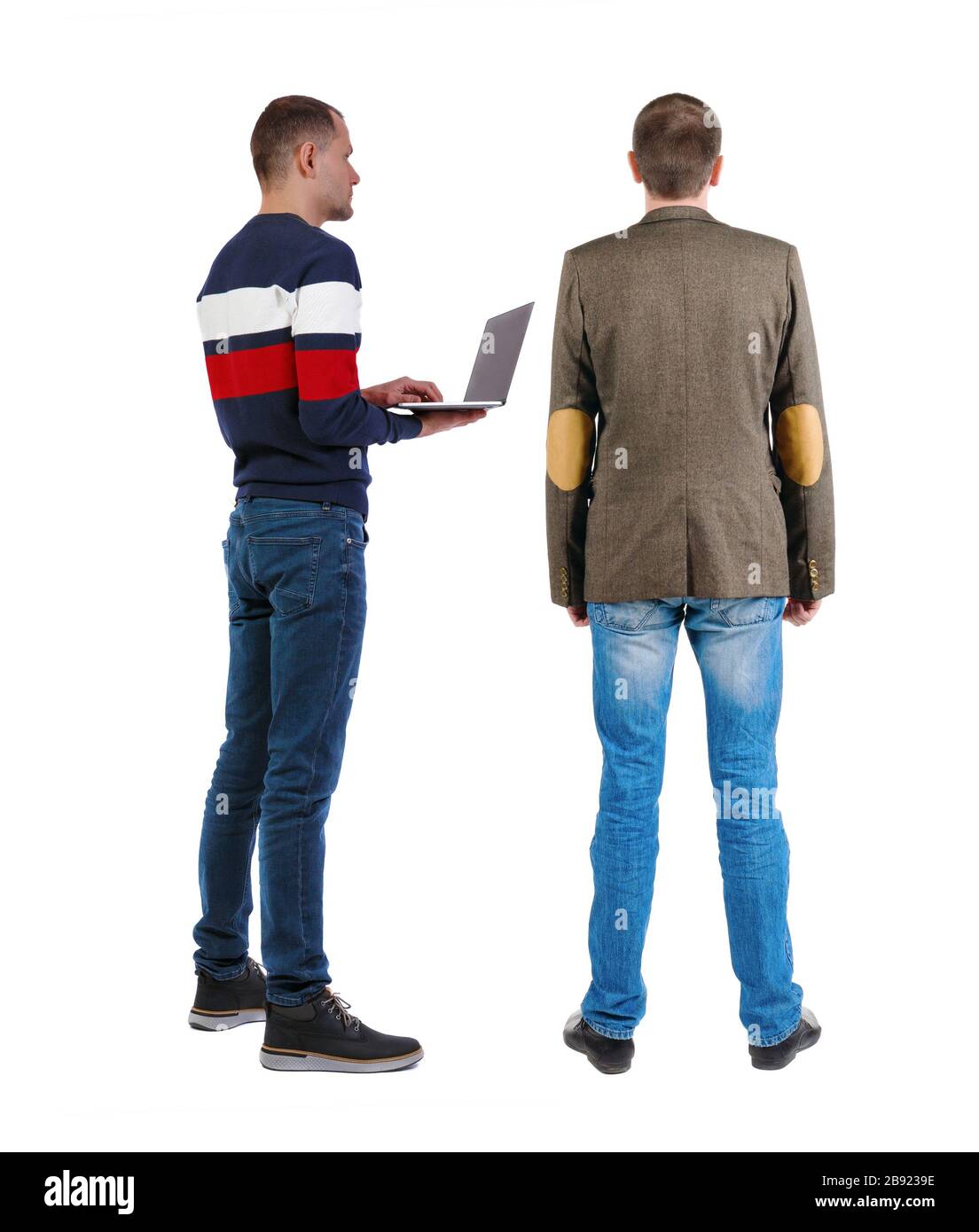 Two guys behind Cut Out Stock Images & Pictures - Alamy