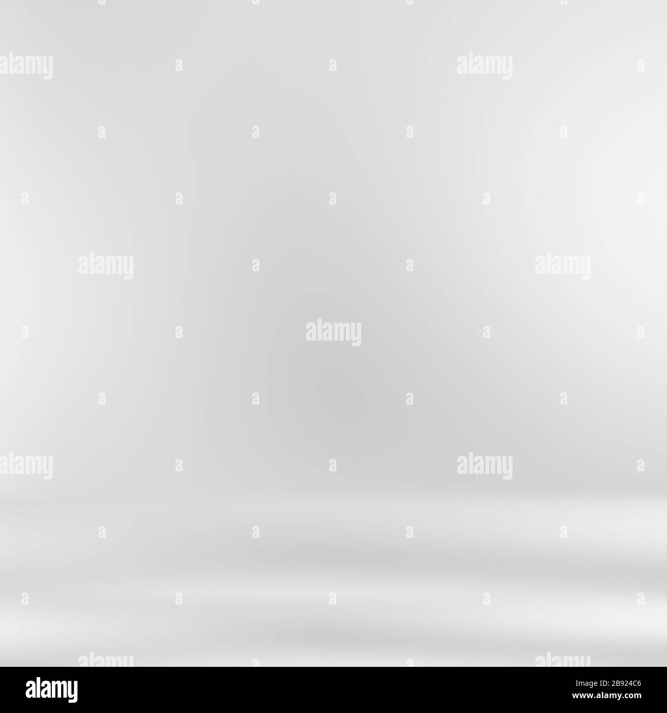 White grey gradient room background. Empty room light interior for your ...