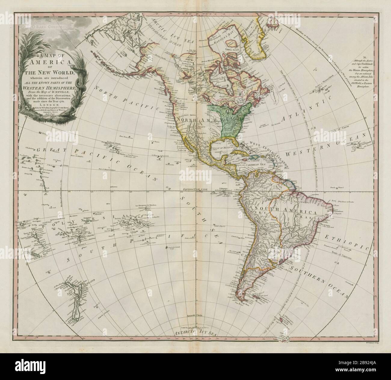 A map of America or the New World… FADEN / PALMER. British N California ...