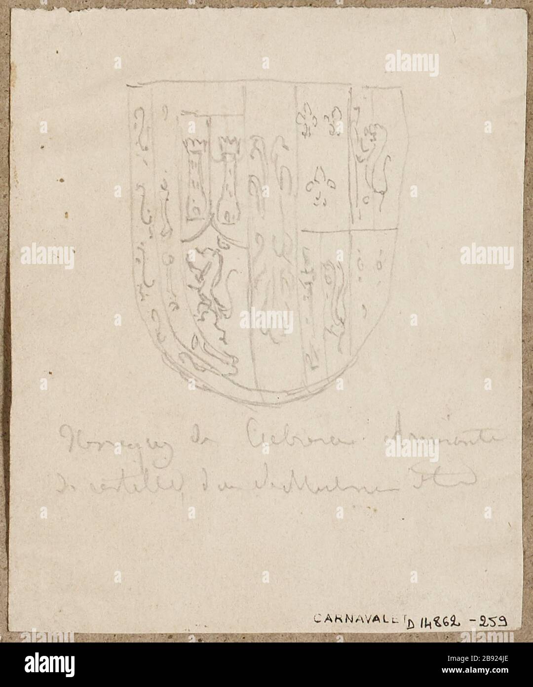 Study crest. (Dummy Title Stock Photo - Alamy