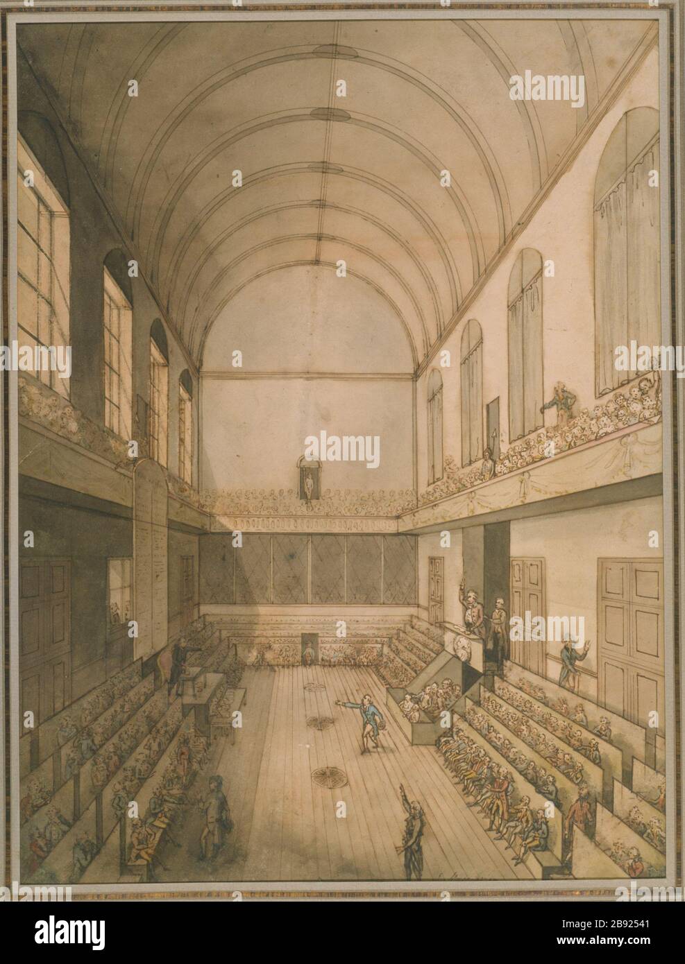 LEGISLATIVE ASSEMBLY HALL IN STABLES Masquelier. "L'Assemblée ...