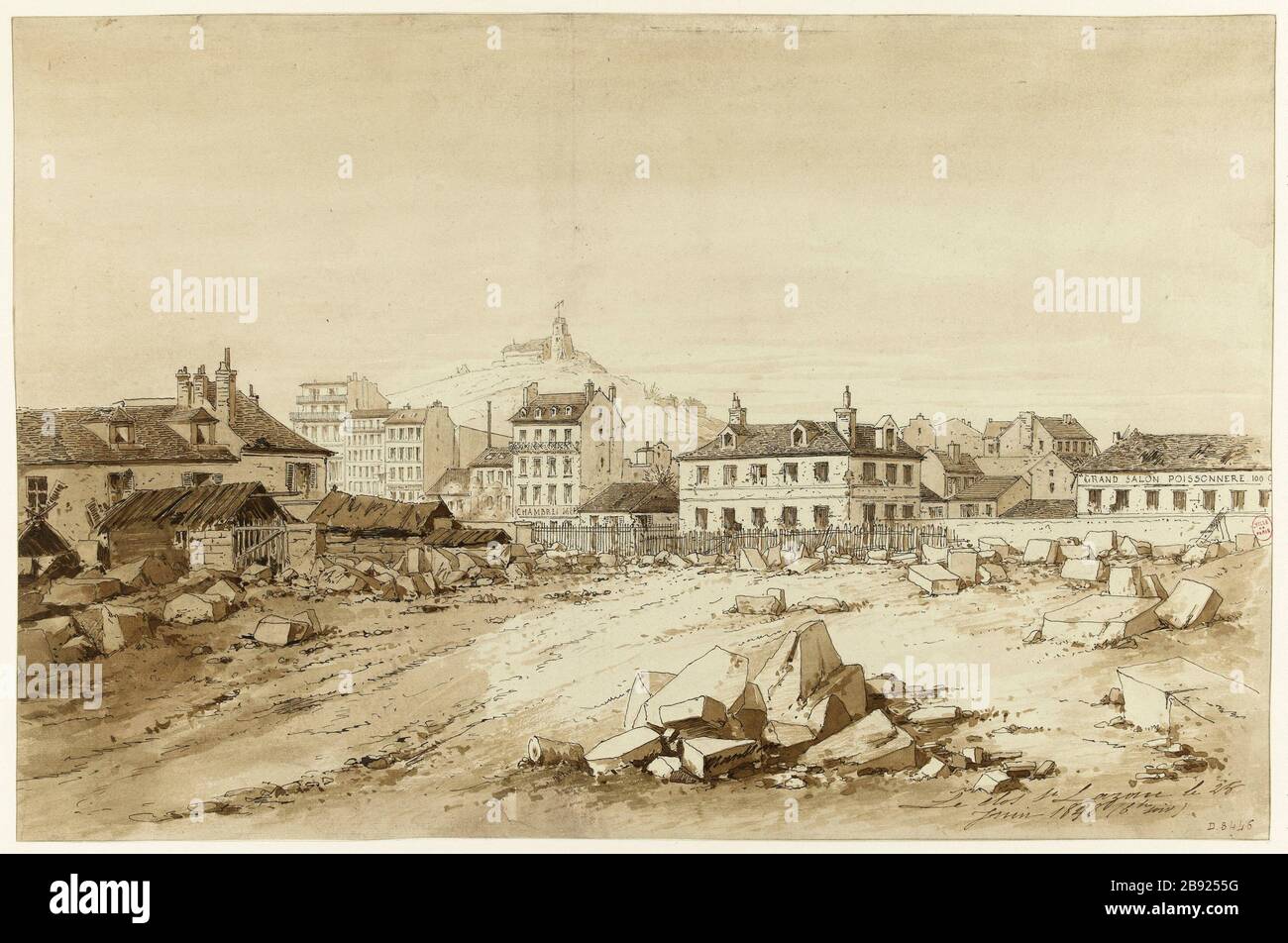 LE CLOS ST LAZARE THE 25 JUIN 1848 Théodore Henri Mansson (1811-1850 ...