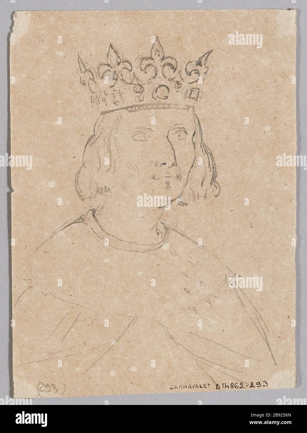 Study: bust of a king. (Dummy Title Stock Photo - Alamy