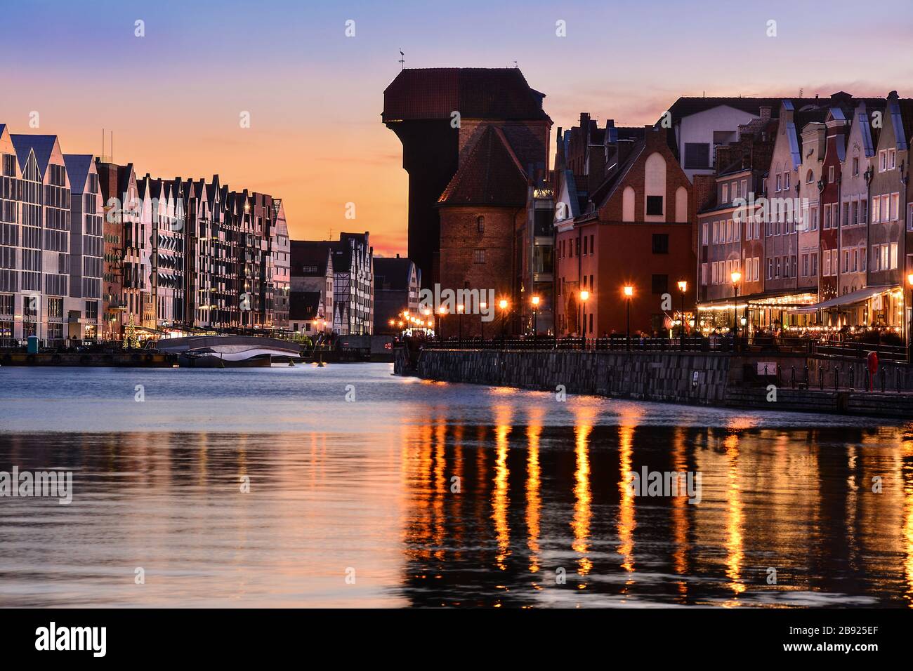 Gdansk at night hi-res stock photography and images - Alamy
