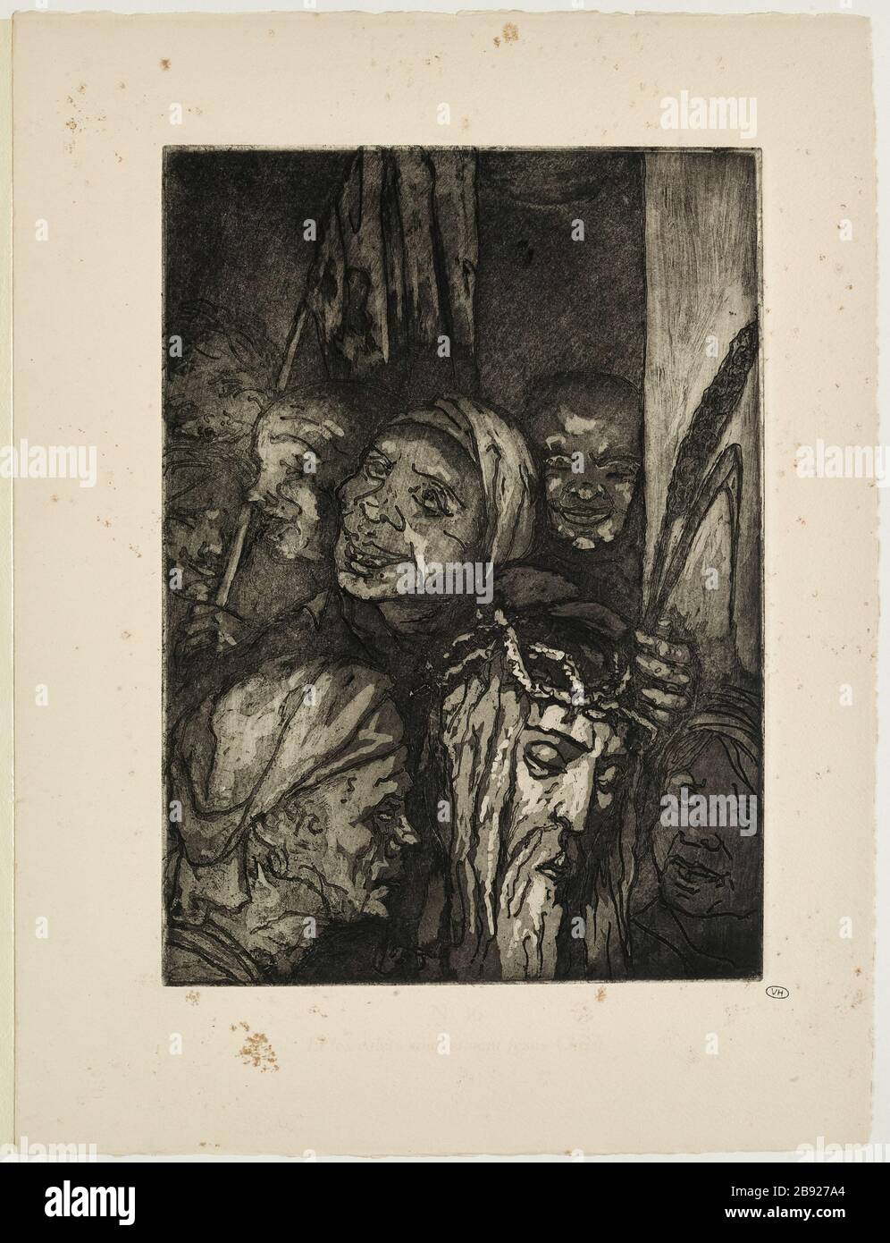 No. 36 - And the servants souffletaient Jesus Christ Stock Photo - Alamy