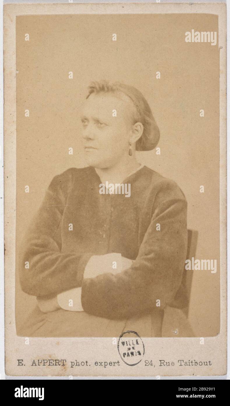 PAPAVOINE Ernest Charles Eugène Appert (1830-1890). "Eulalie Papavoine ...