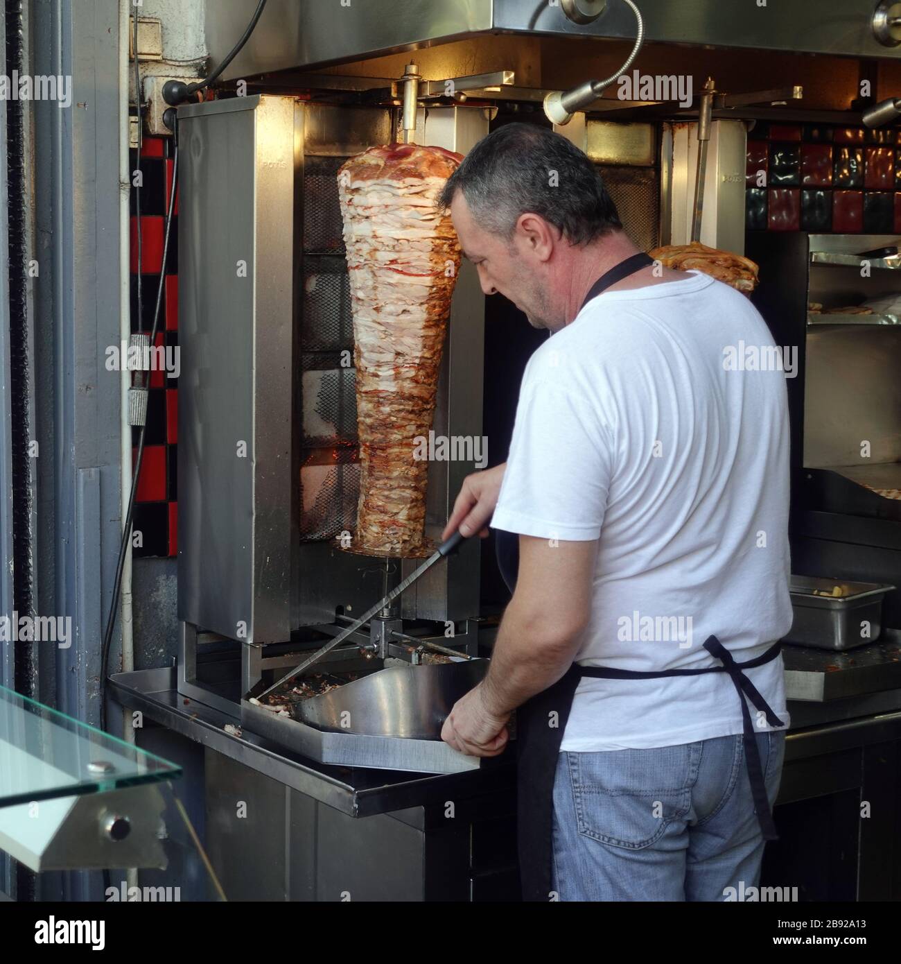 Rotisserie machine hi-res stock photography and images - Alamy