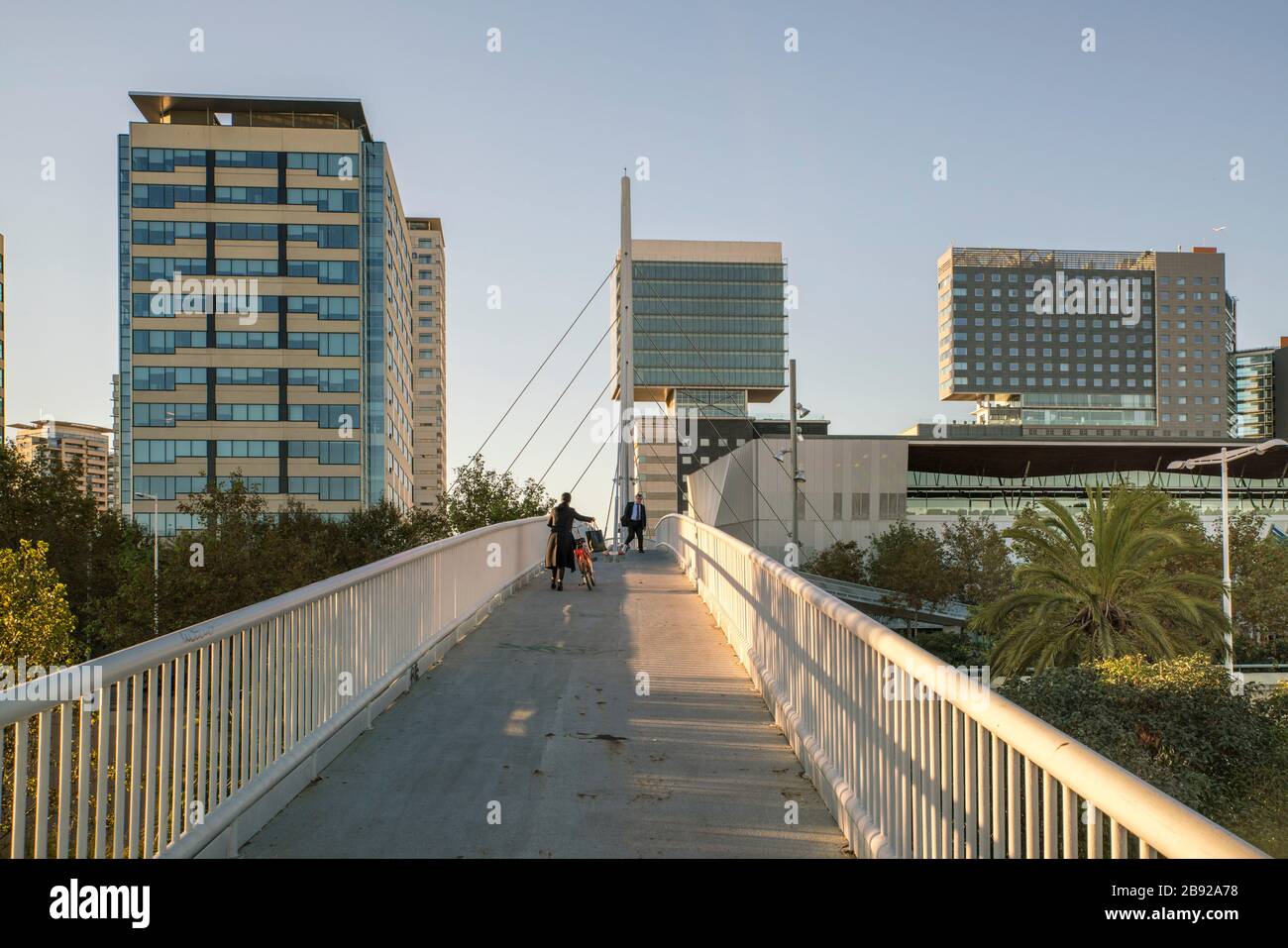 Diagonal Mar and the Poblenou Maritime Front with modern building Stock ...