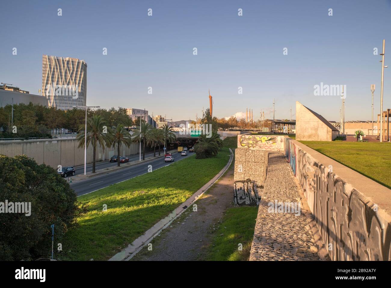 Diagonal Mar and the Poblenou Maritime Front with modern building Stock ...