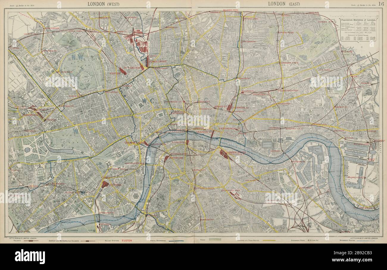 Map of london bridge 19th century hi-res stock photography and images ...