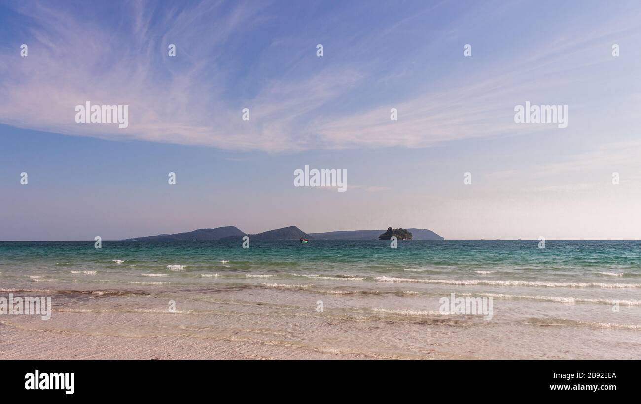 View on Koh Rong Samloem Stock Photo - Alamy