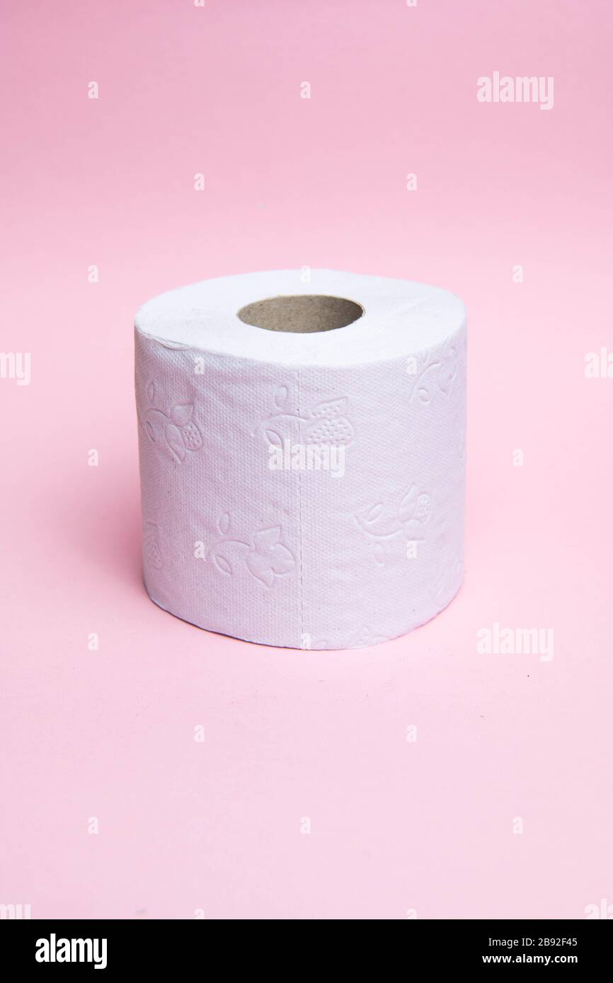Pink toilet paper hi-res stock photography and images - Alamy