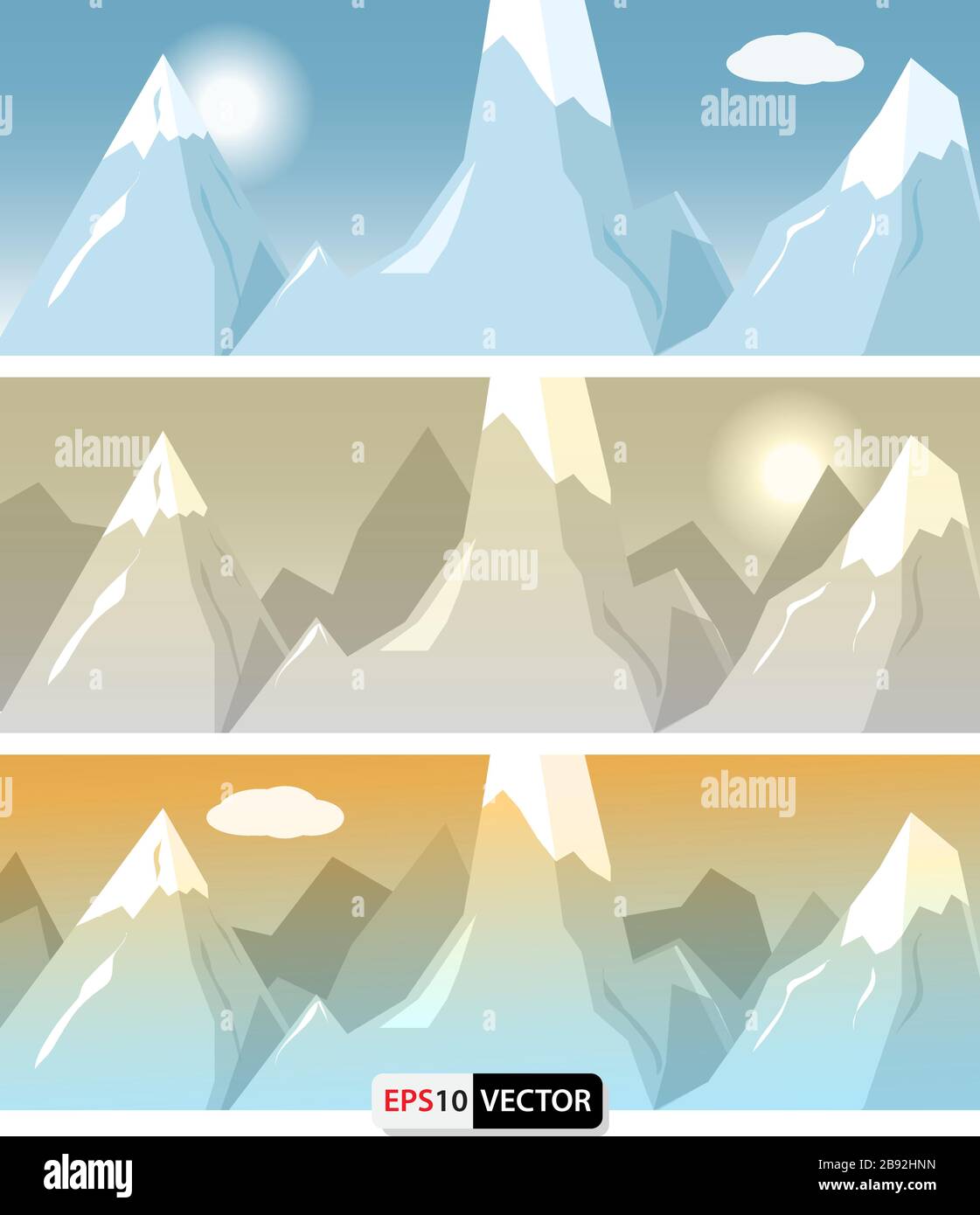 Powerful landscapes Stock Vector Images - Alamy