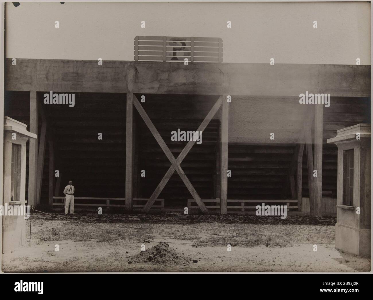 Stade Pershing Pershing 1925. Grandstands stadium, 12th arrondissement ...