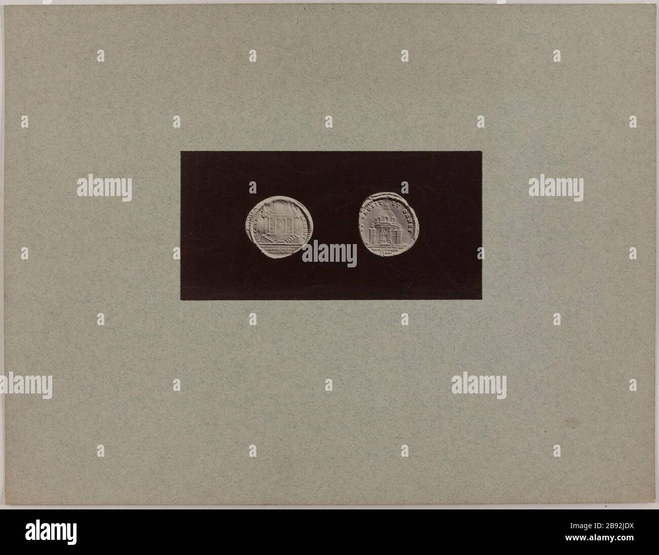 Obverse and reverse of a coin Anonyme. "Avers et revers d'une pièce de ...
