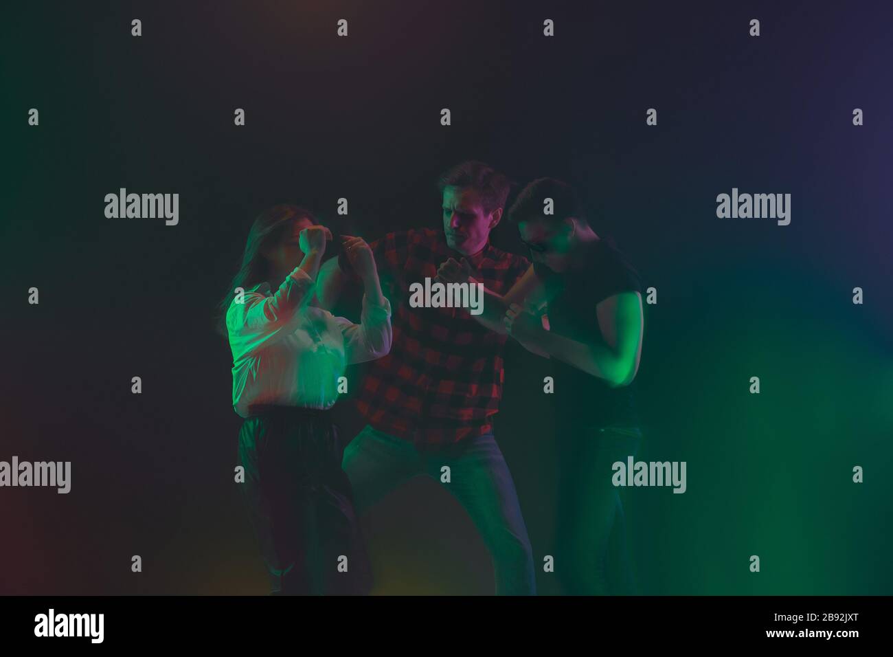 Cheering dance party, performance concept. Crowd shadow of people ...