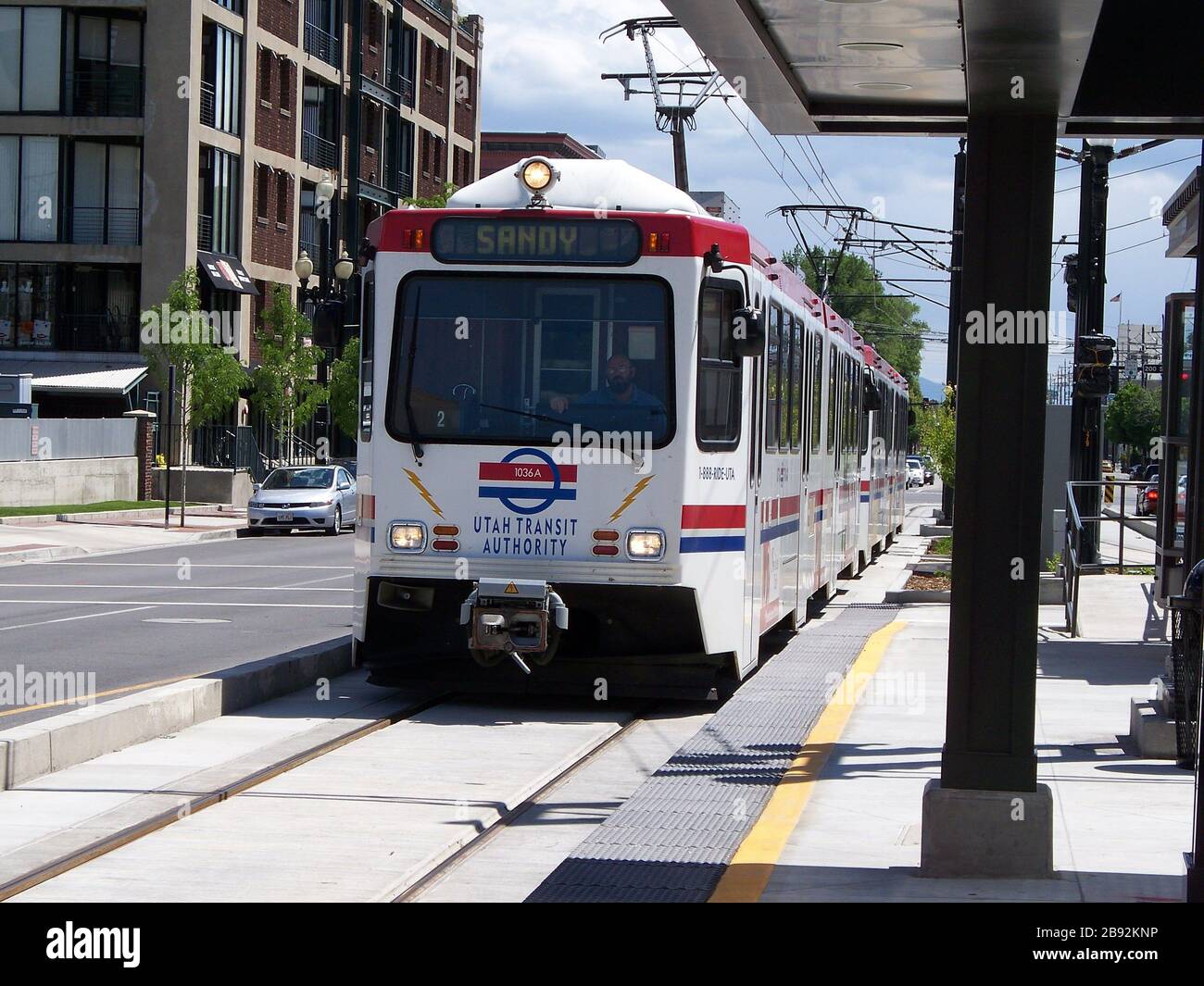 Salt lake city light rail High Resolution Stock Photography and Images ...