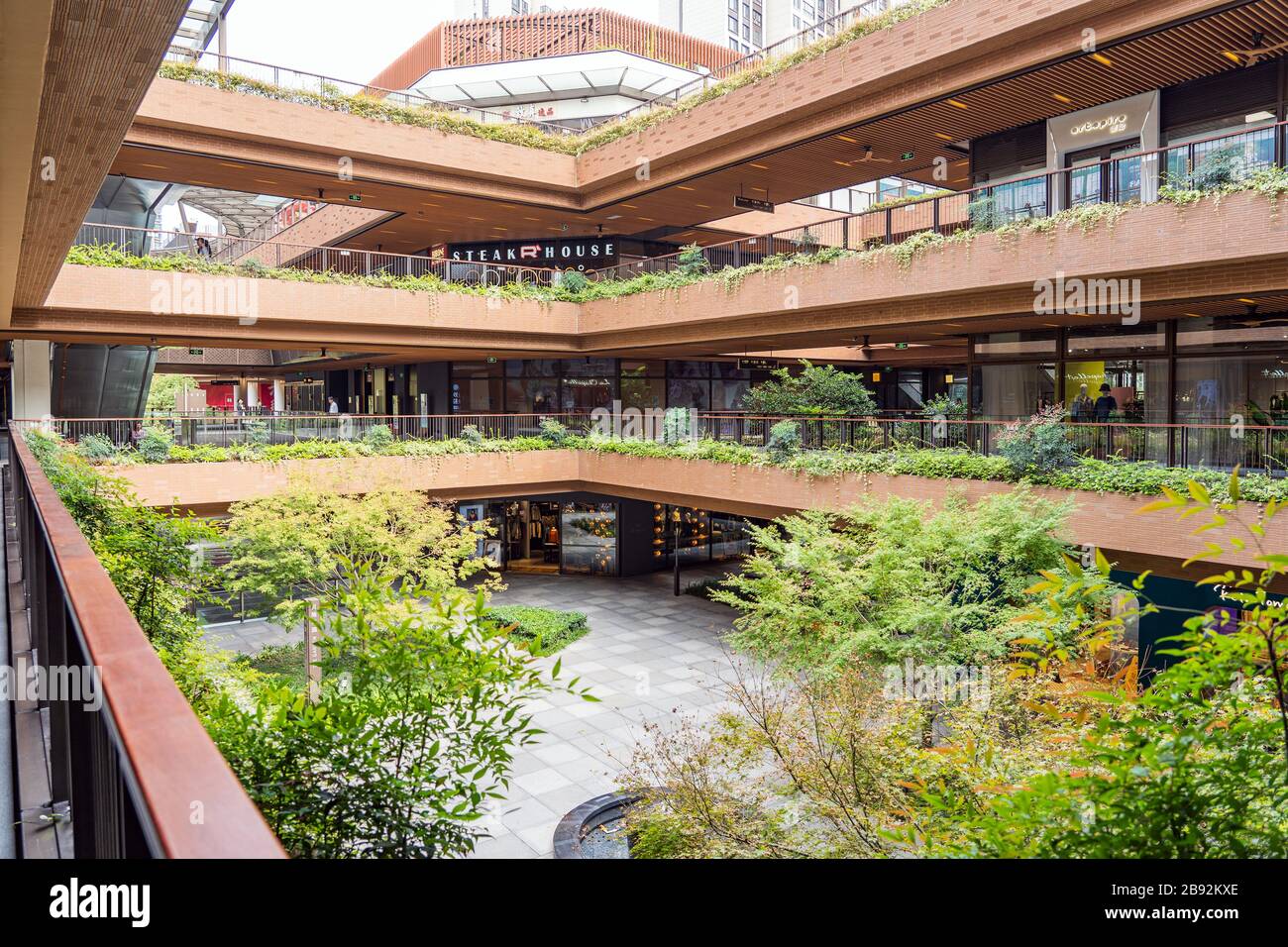 SHANGHAI, CHINA - NOVEMBER 10, 2018. Ruihong Tiandi Shopping Mall ...