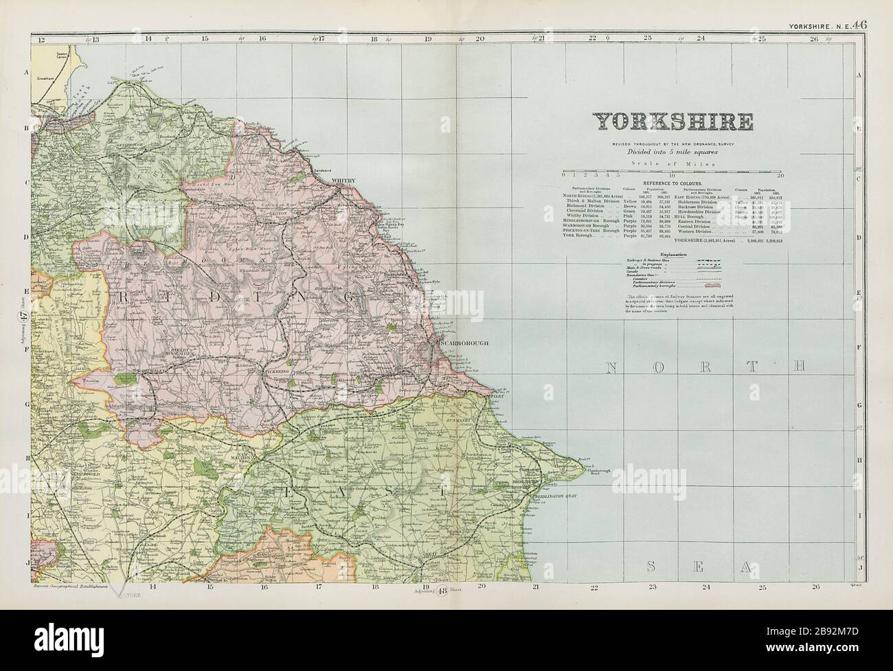 North York Moors Map High Resolution Stock Photography and Images - Alamy
