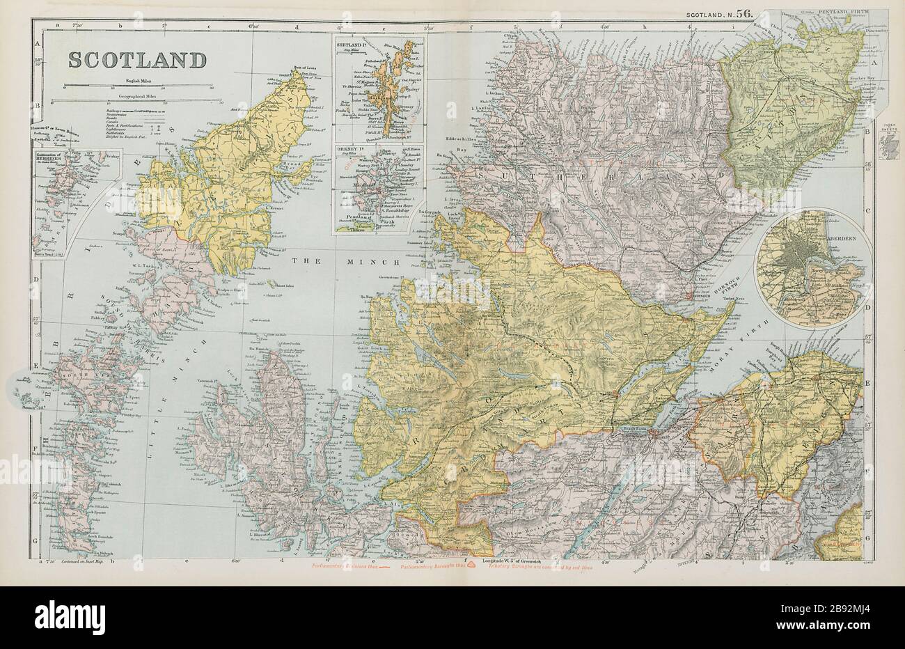 SCOTTISH HIGHLANDS & ISLANDS. Parliamentary divisions & boroughs. BACON ...