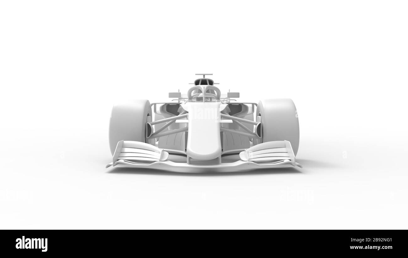3D rendering of a race car aerodynamic high speed vehicle model Stock ...