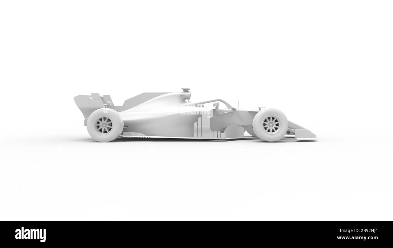 3D rendering of a race car aerodynamic high speed vehicle model Stock ...