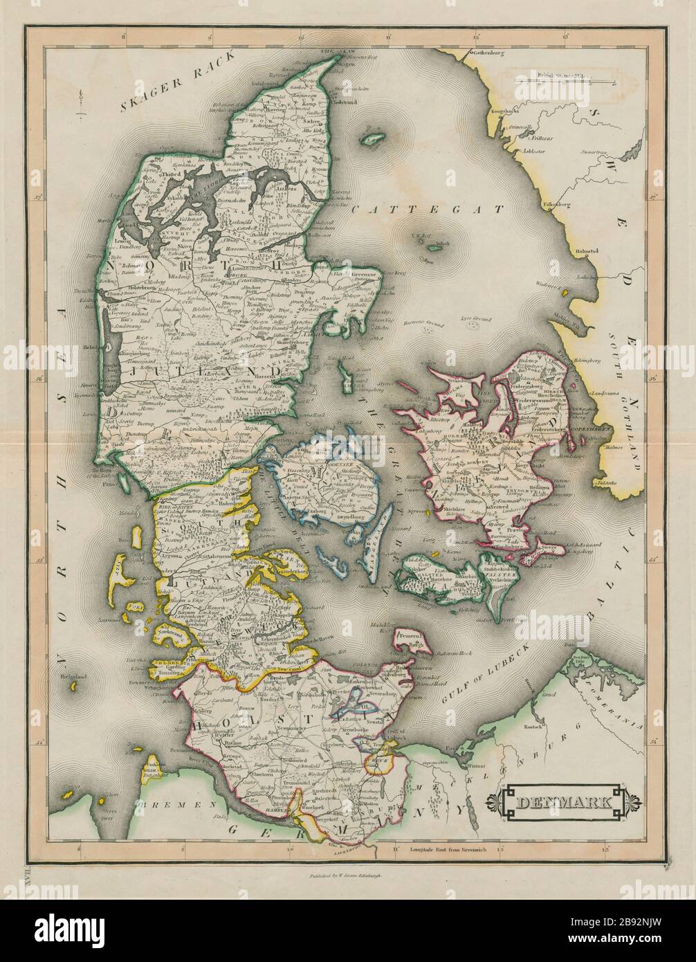 1842 map lizars hi-res stock photography and images - Alamy