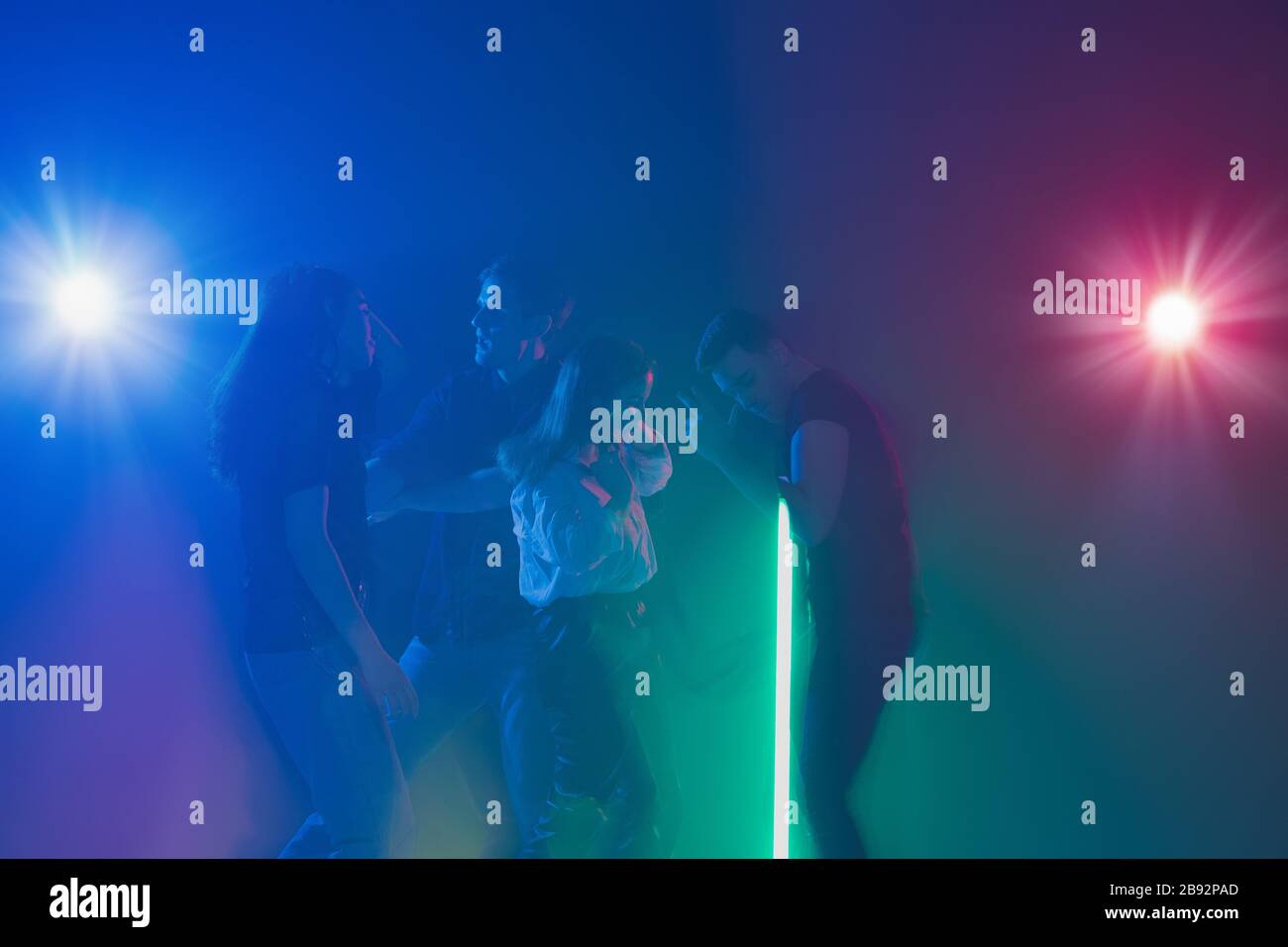 Cheering dance party, performance concept. Crowd shadow of people ...