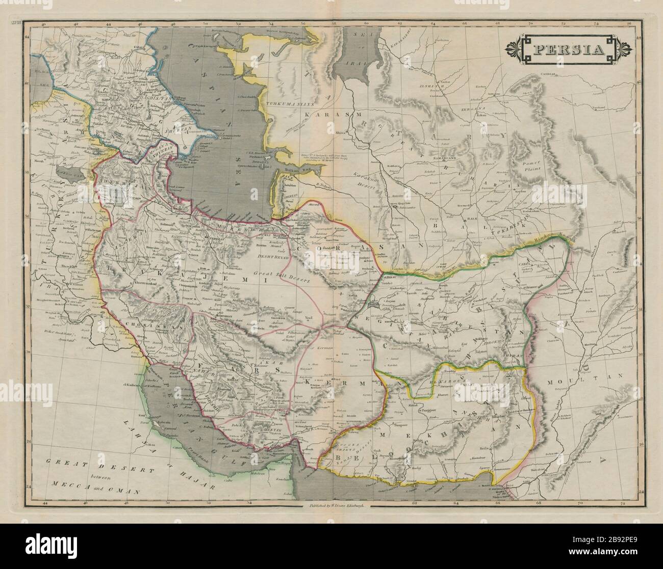 Map Of Sw And Central Asia